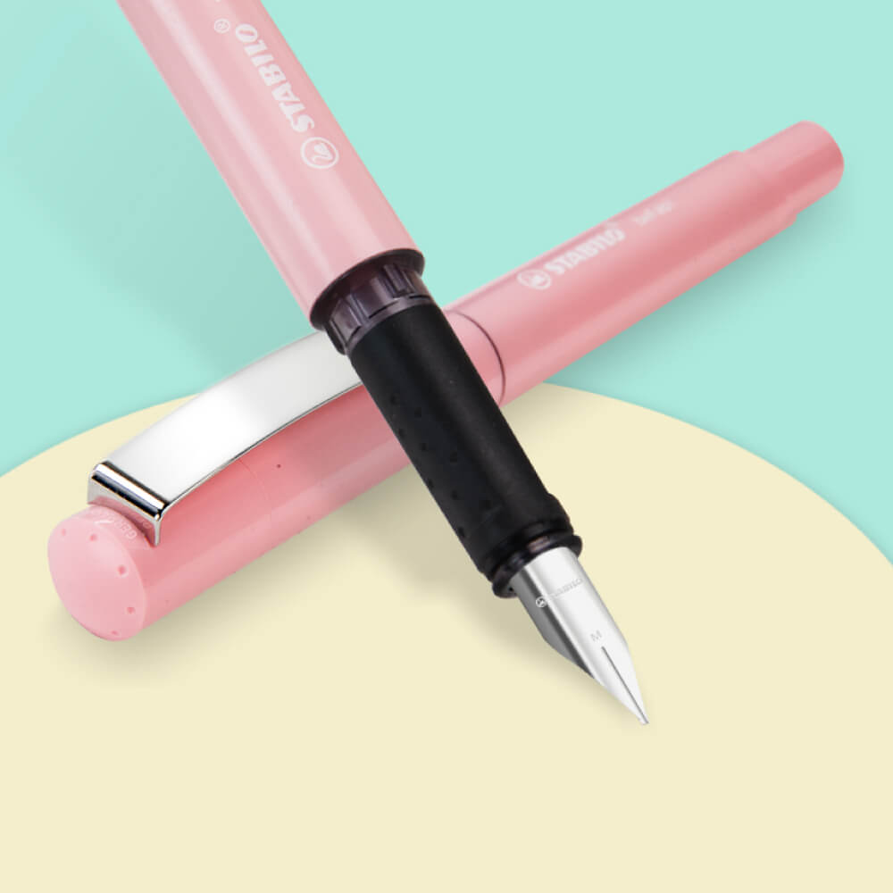 Pluma Fuente, Estilográfica STABILO beFab! Pastel con Tinta Azul ...