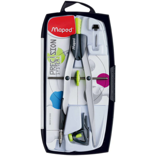 Compás de Precisión Maped Technic Precision, con Estuche de Plástico ...