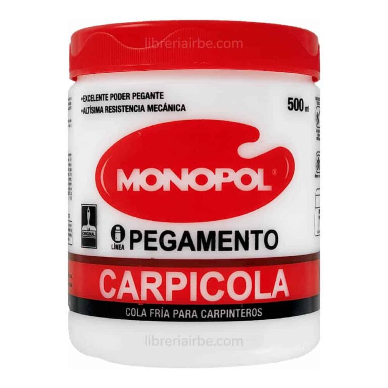 Pegamento Blanco, Carpicola Escolar Monopol, Bote de 500 ml - Librería ...
