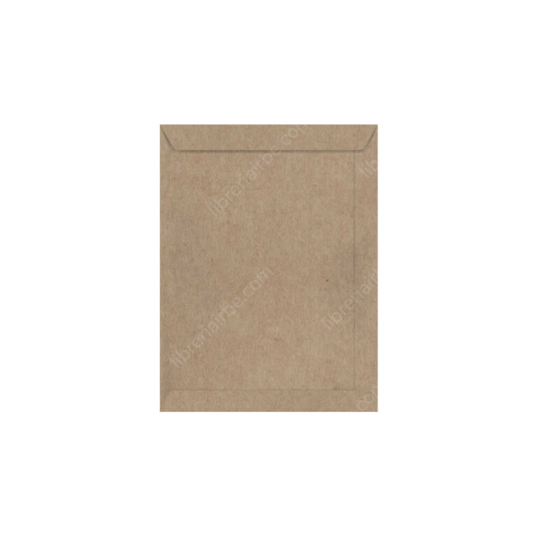 Sobre de Papel Kraft / Manila Tamaño Medio Oficio (18 x 23.8 cm ...