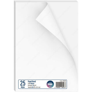 Papel Bond, Tamaño A3, Blanco, 75 g/m², Paquete de 25 Hojas - Librería IRBE Bolivia