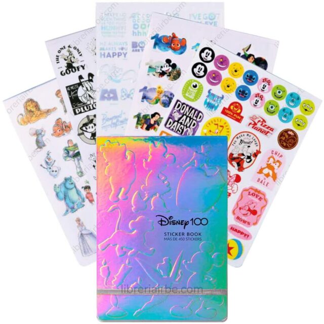 Sticker Book con más de 450 Stickers, Libreta, Cuaderno Tamaño A5 ...
