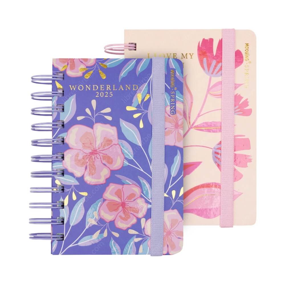 Agenda Mooving 2025, Anillada, Tamaño 10 x 15 cm, Día por Página ...