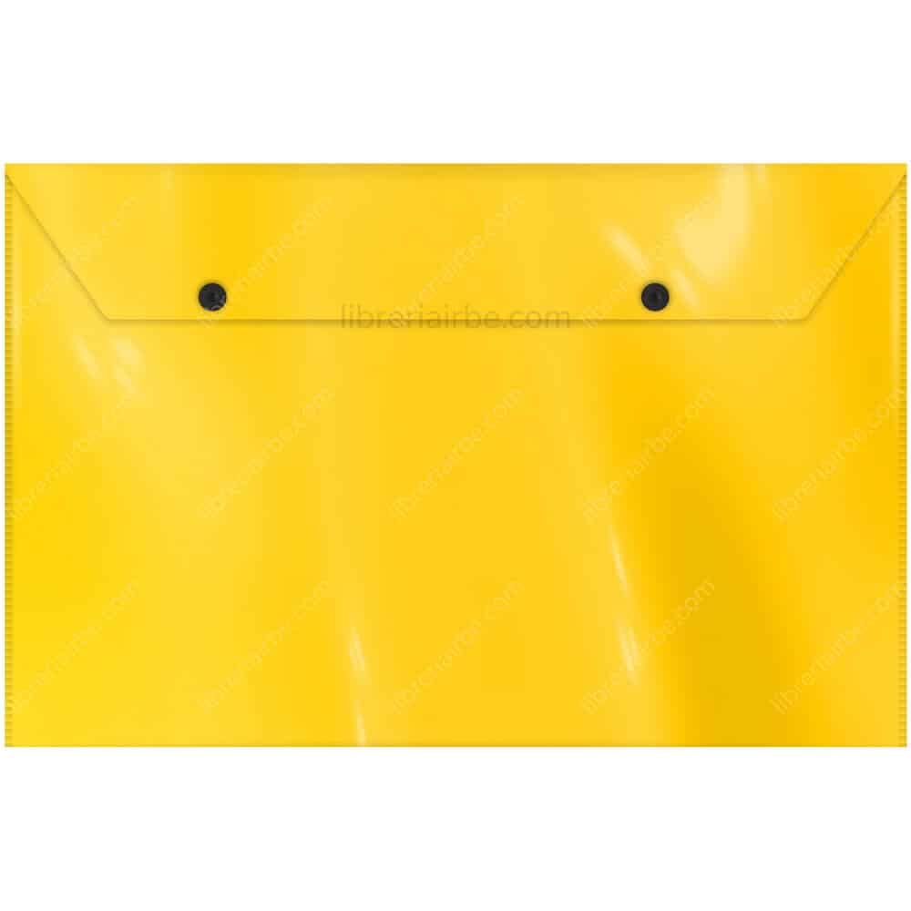 Folder con Broches, Tamaño Oficio, de Plástico - Amarillo - Librería ...