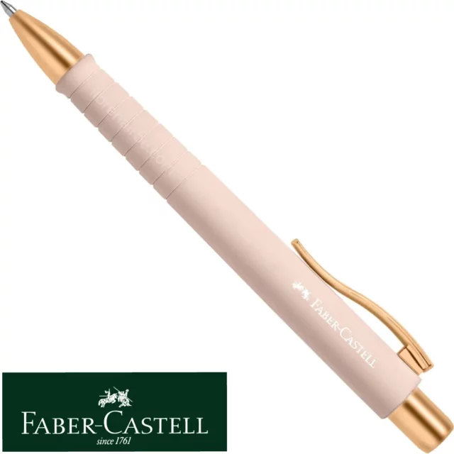 Bolígrafo Retráctil Faber-Castell Poly Ball Urban, Triangular, Tinta Azul, Punta XB, Pale Rose ...